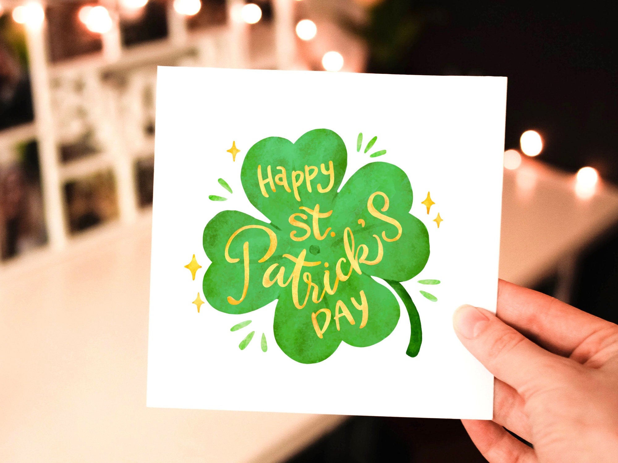 St. Patricks day card / St Patrick's day is like Valentine's day / St