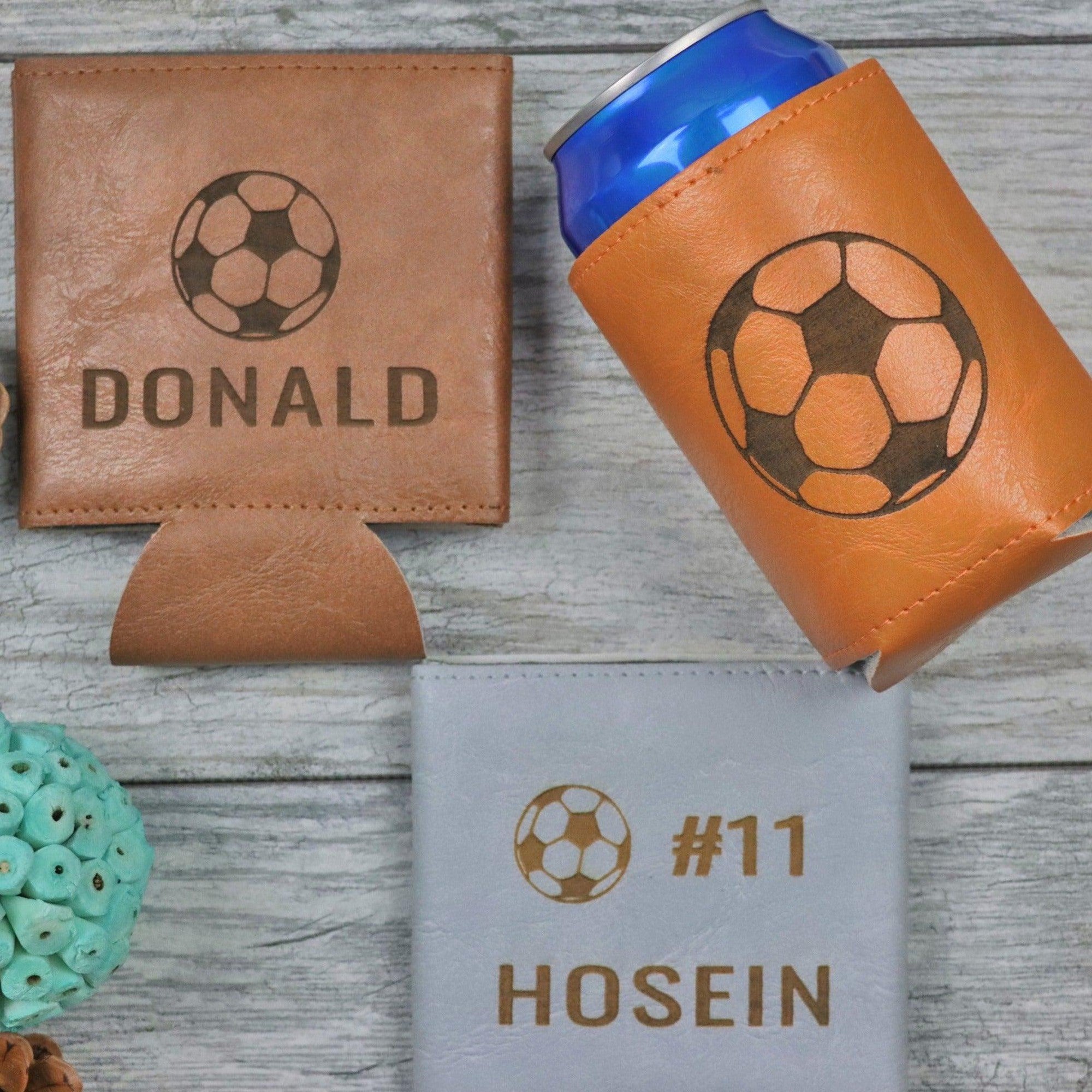 Soccer Can Cooler - Custom Can Coolers