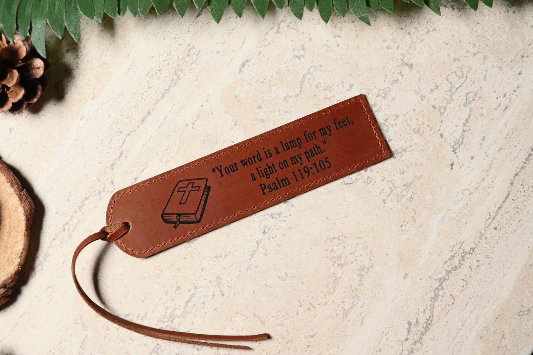 Bible Bookmark with Church Logo