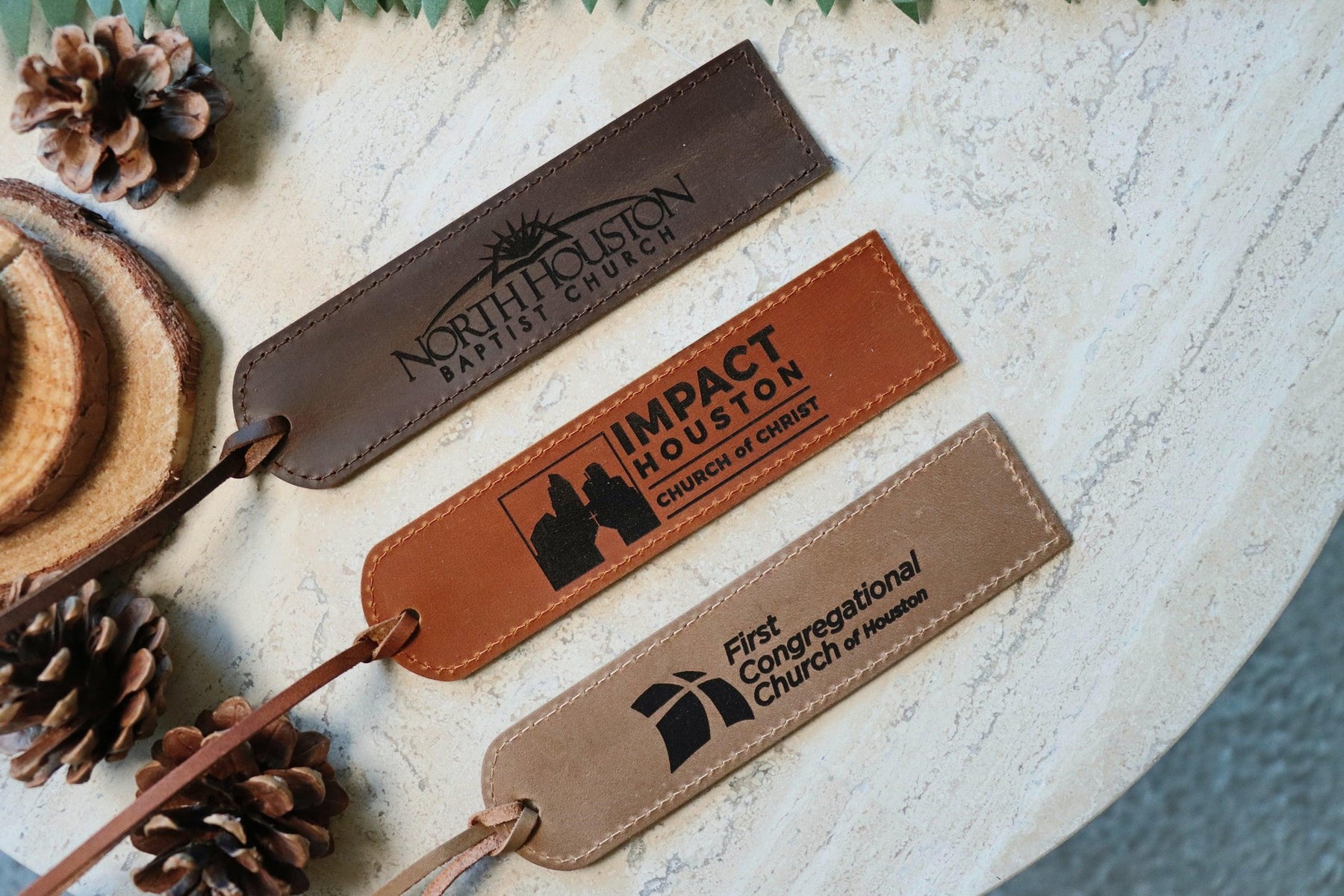Bible Bookmark with Church Logo