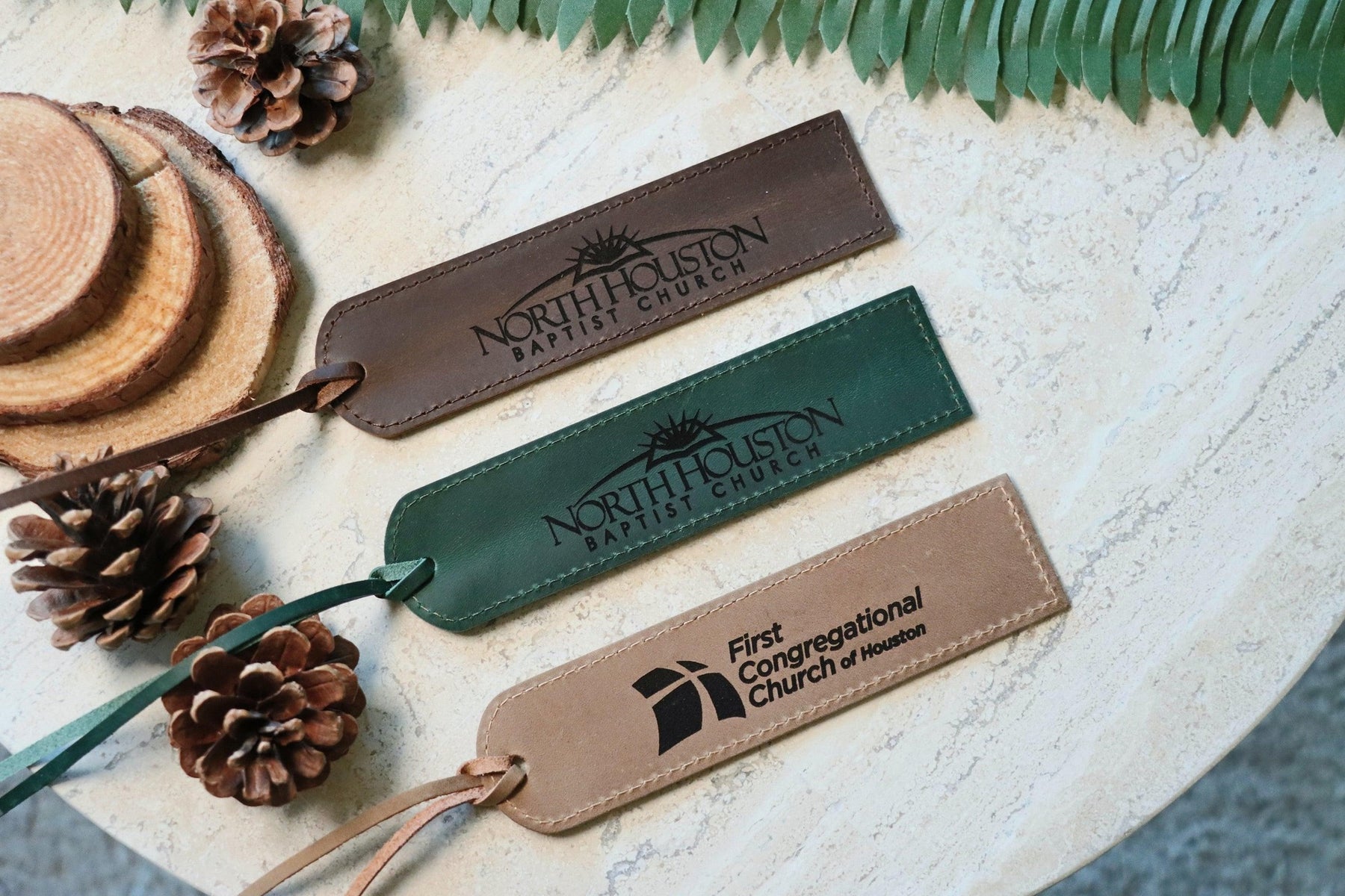Bible Bookmark with Church Logo