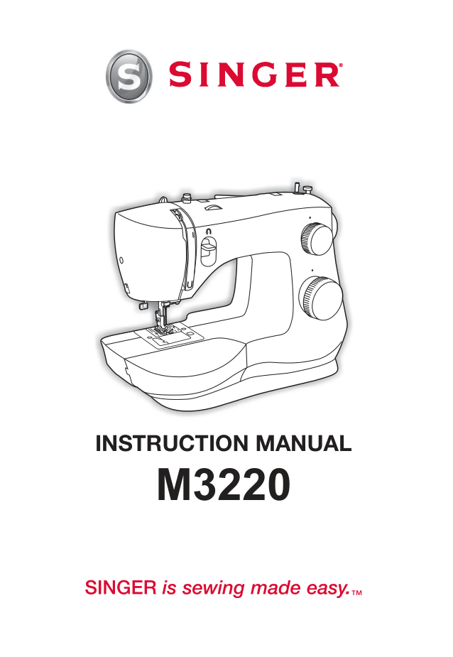 Singer Model M3220 Operation Instruction Manual