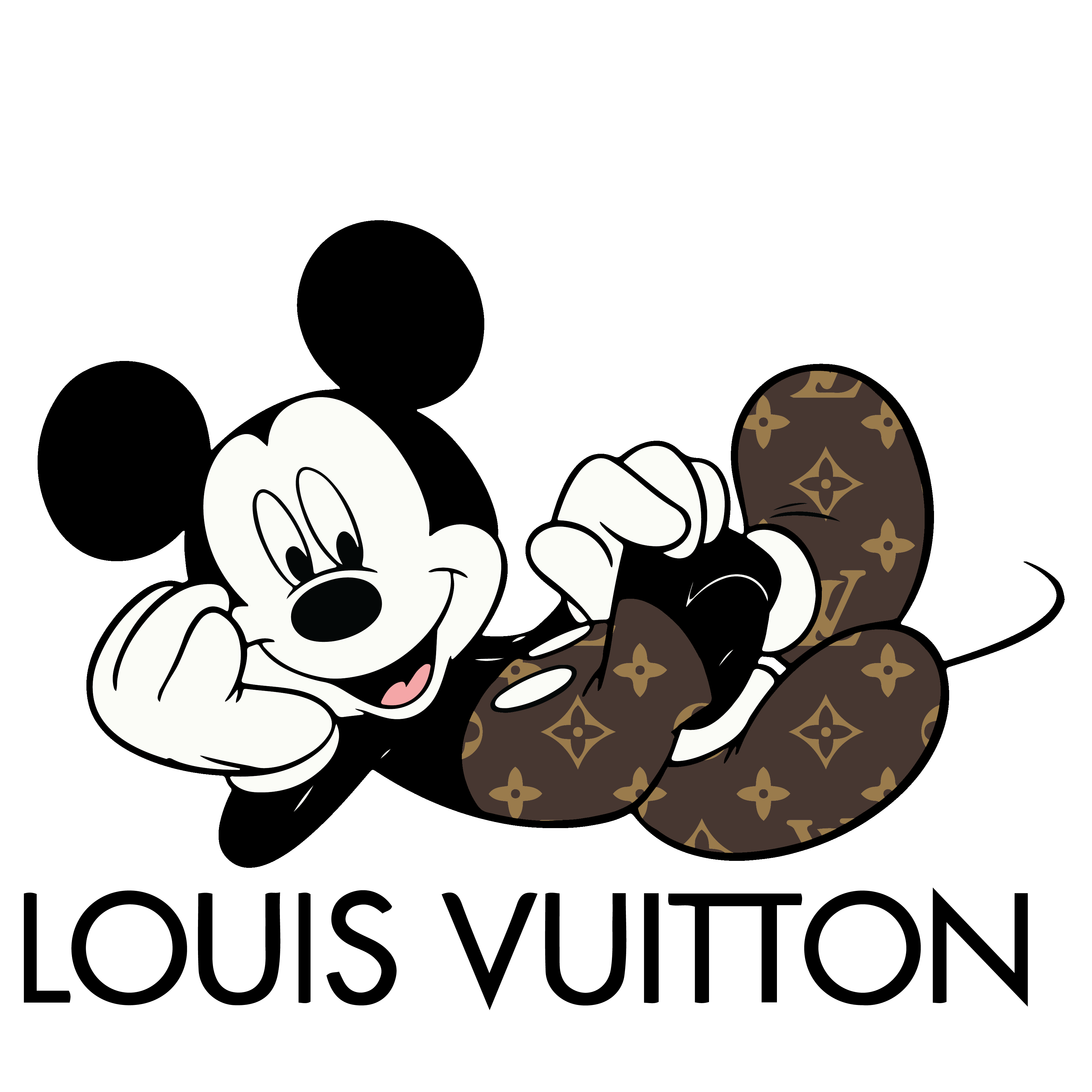 Mickey LV Fashion Brand Svg, LV Logo Svg, Mickey Svg, Disney LV Svg, D