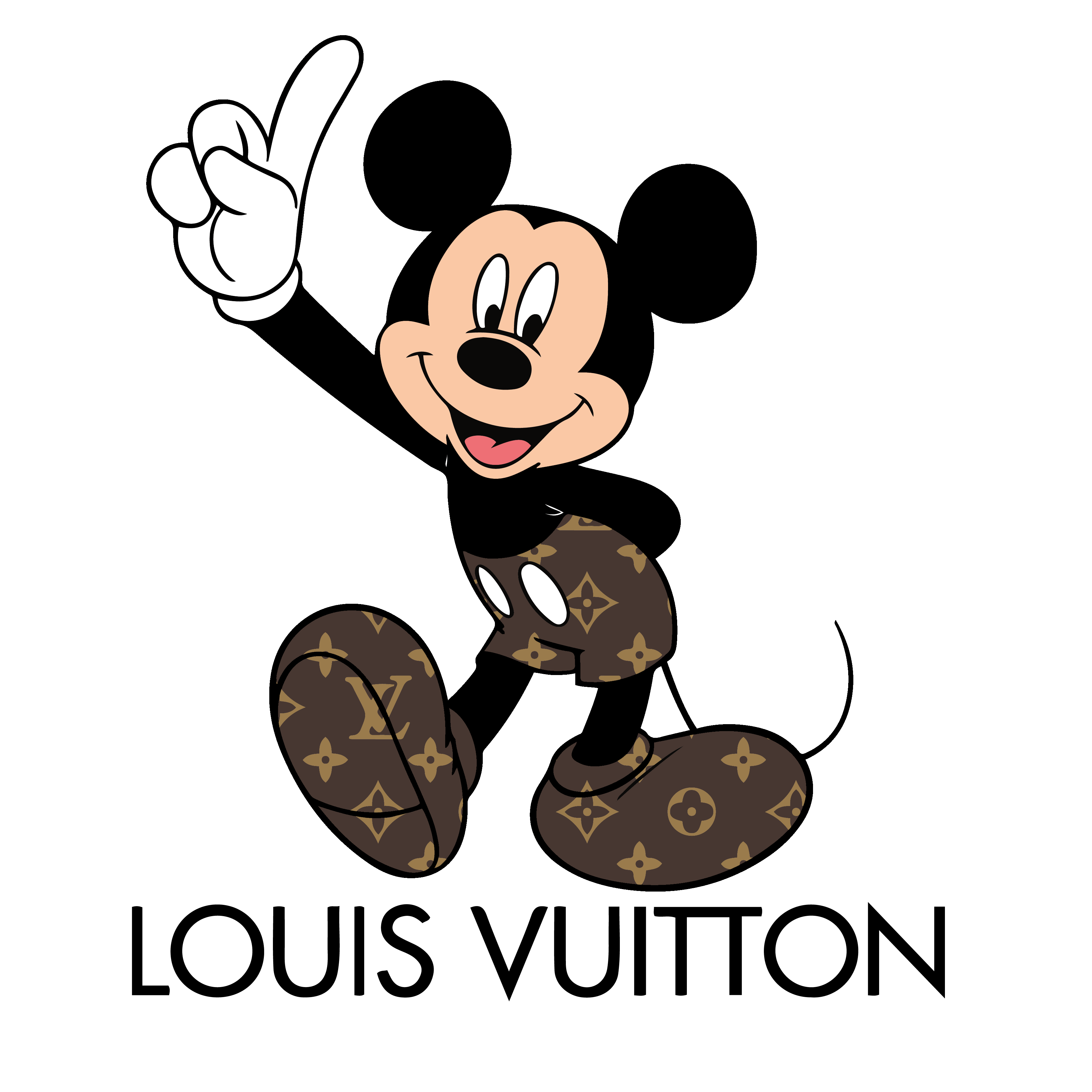 Disney Mickey Fashion Svg, LV Logo Svg, Mickey Svg, Disney LV Svg, Dis